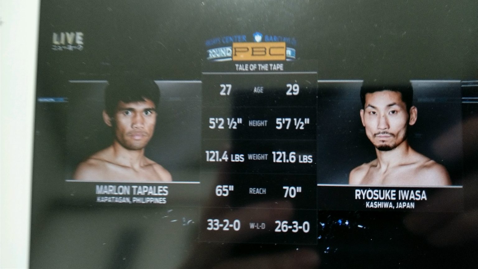 速報）岩佐亮佑が左ストレート一発で11RTKO勝ち。VSマーロン・タパレス（IBF暫定世界S・バンタム級王座決定戦）WOWOWオンデマンドで先行ライブ配信 | わしのボクシングブログ「わしボク」