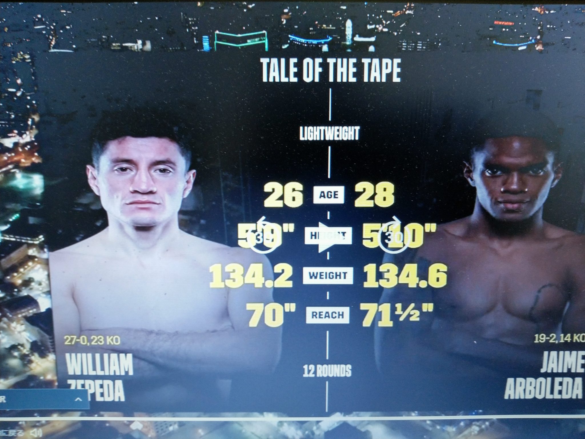 全勝街道まっしぐら！ウィリアム・セペダ2RKO勝ち！ VSハイメ・アルボレダ（WBA米大陸ライト級タイトルマッチ）DAZNで生配信 | わしのボクシングブログ「わしボク」